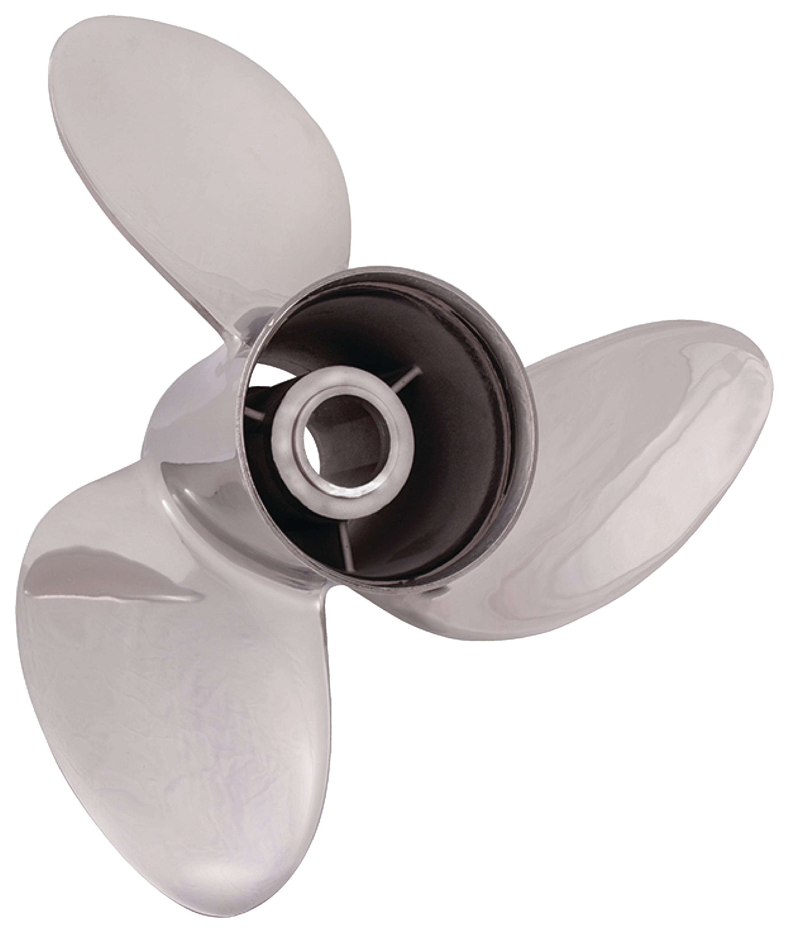 SOLAS Rubex HR3 Stainless Steel Interchangeable Hub 3-Blade 4.25" Gearcase Propeller | Cabela's